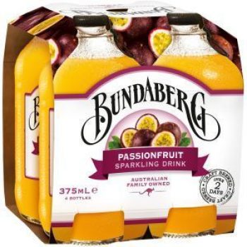 Bundaberg Soft Drink Sparkling Passionfruit Reviews - Black Box