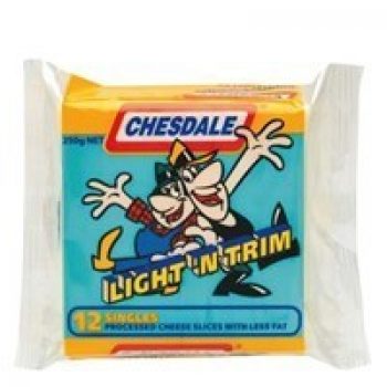 Chesdale Cheese Slices Lite Processed Reviews - Black Box