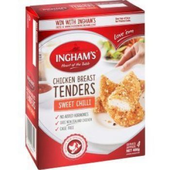 Inghams Red Box Chicken Tenders Sweet Chilli Reviews - Black Box