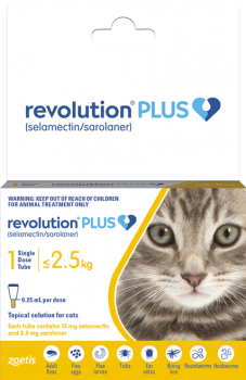 Revolution Plus Flea Treatment for Cats Reviews - Black Box